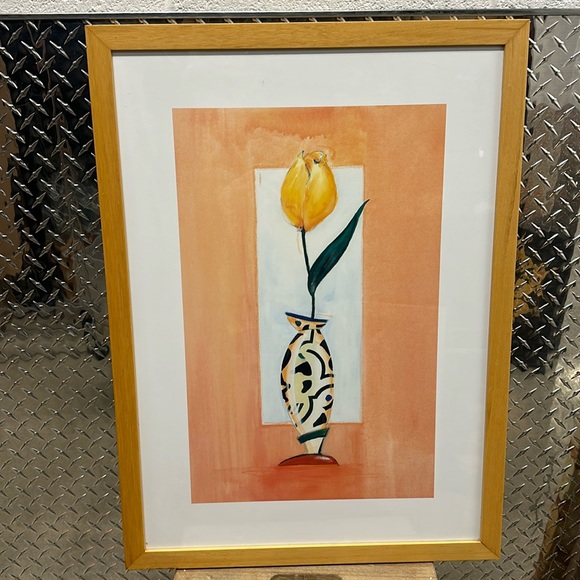 Z Gallerie | Art | Z Gallerie Art Flower In Frame | Poshmark